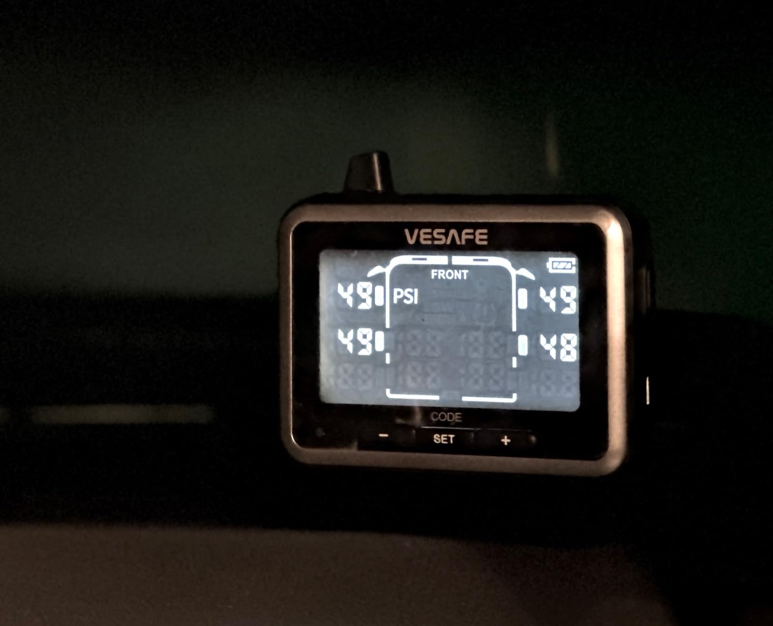 Amazon.com: VESAFE TPMS, Wireless Tire Pressure Monitoring System for ...