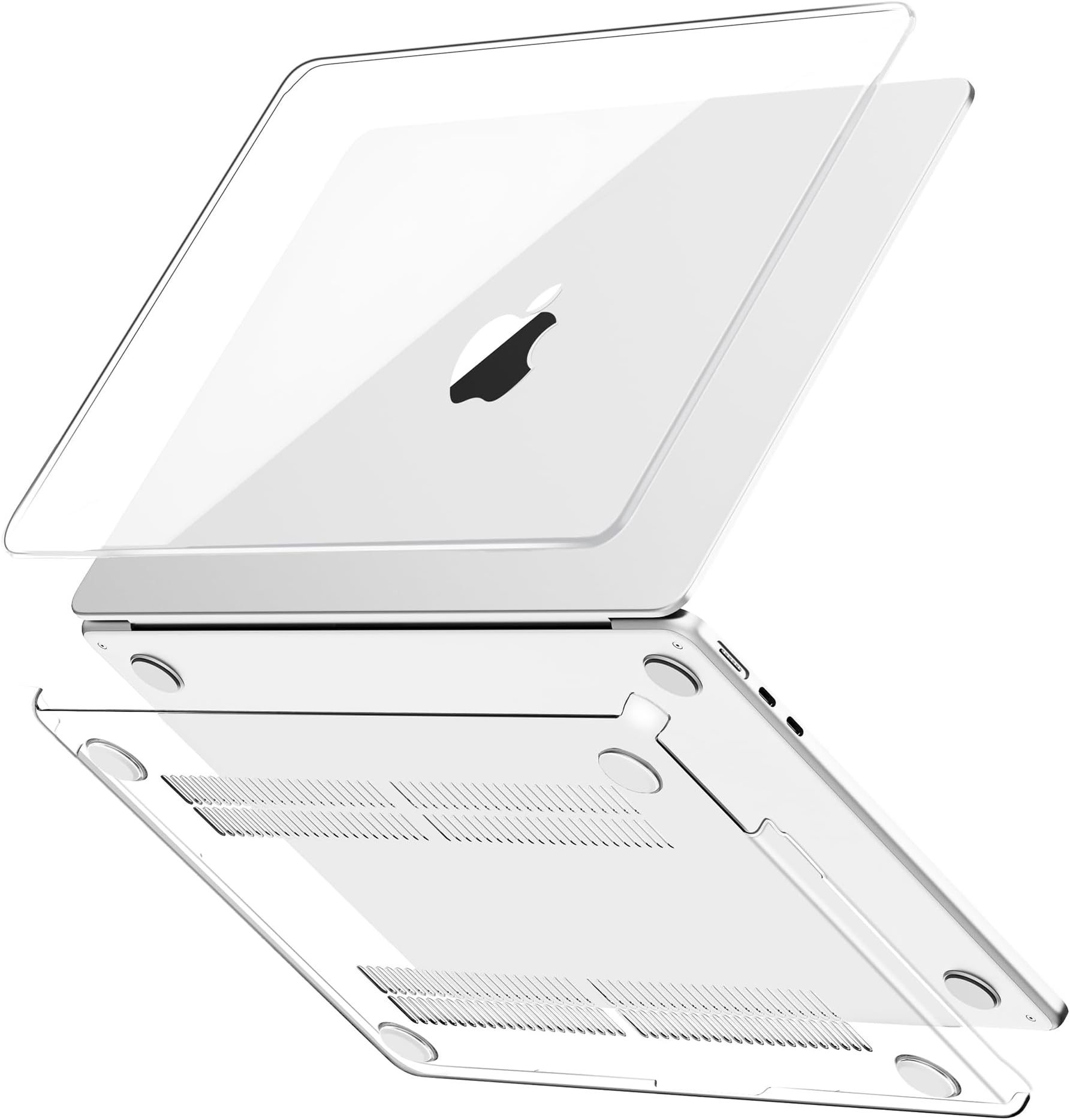 Amazon.co.jp: For MacBook Air 13.6インチケース M2/M3モデル対応 カバー A2681/A3113対応 ...