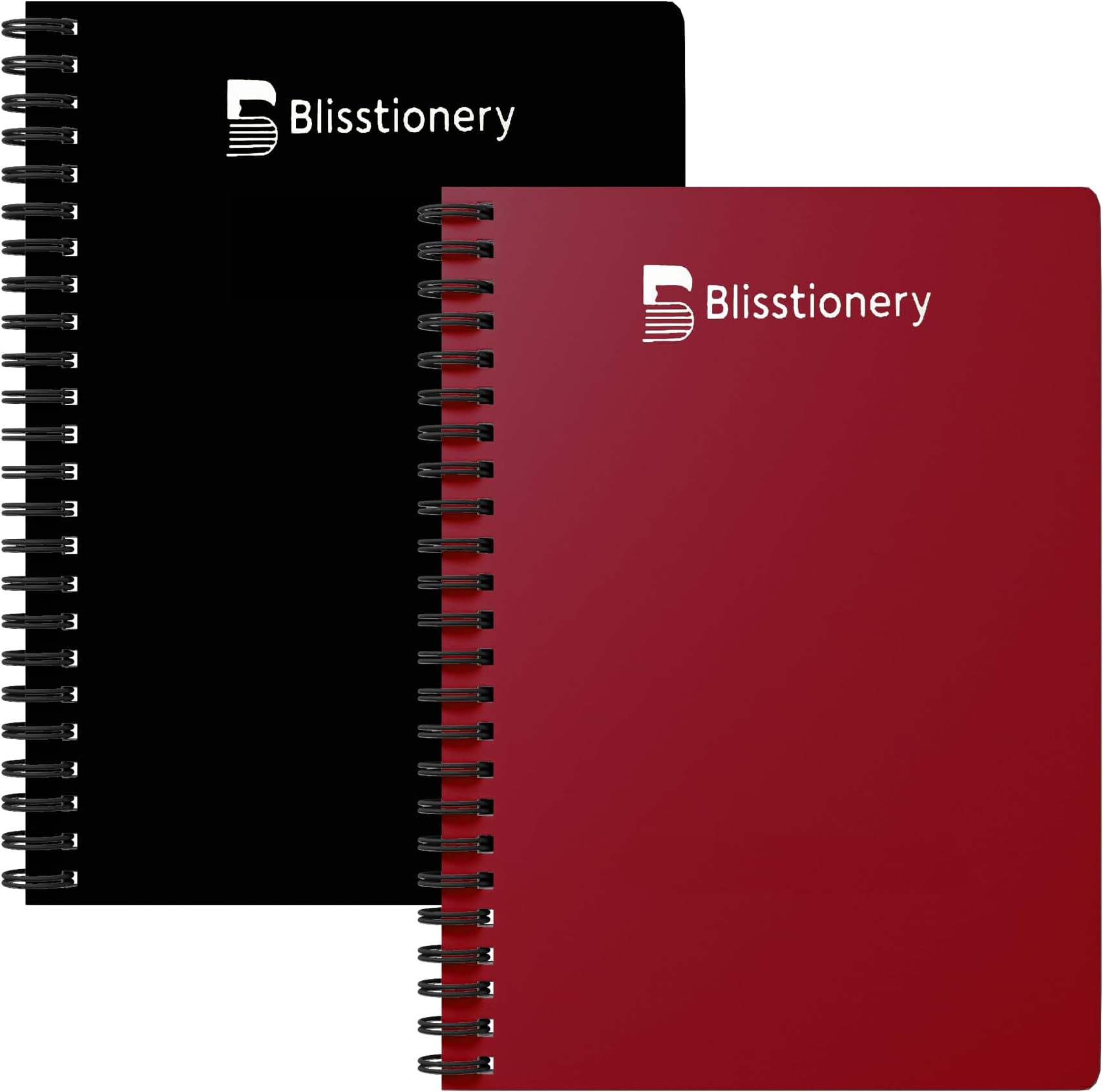 Amazon.com : Spiral Notebook 4 Pack, 5.8"x8.26" Small, 8mm Wide-Ruled ...