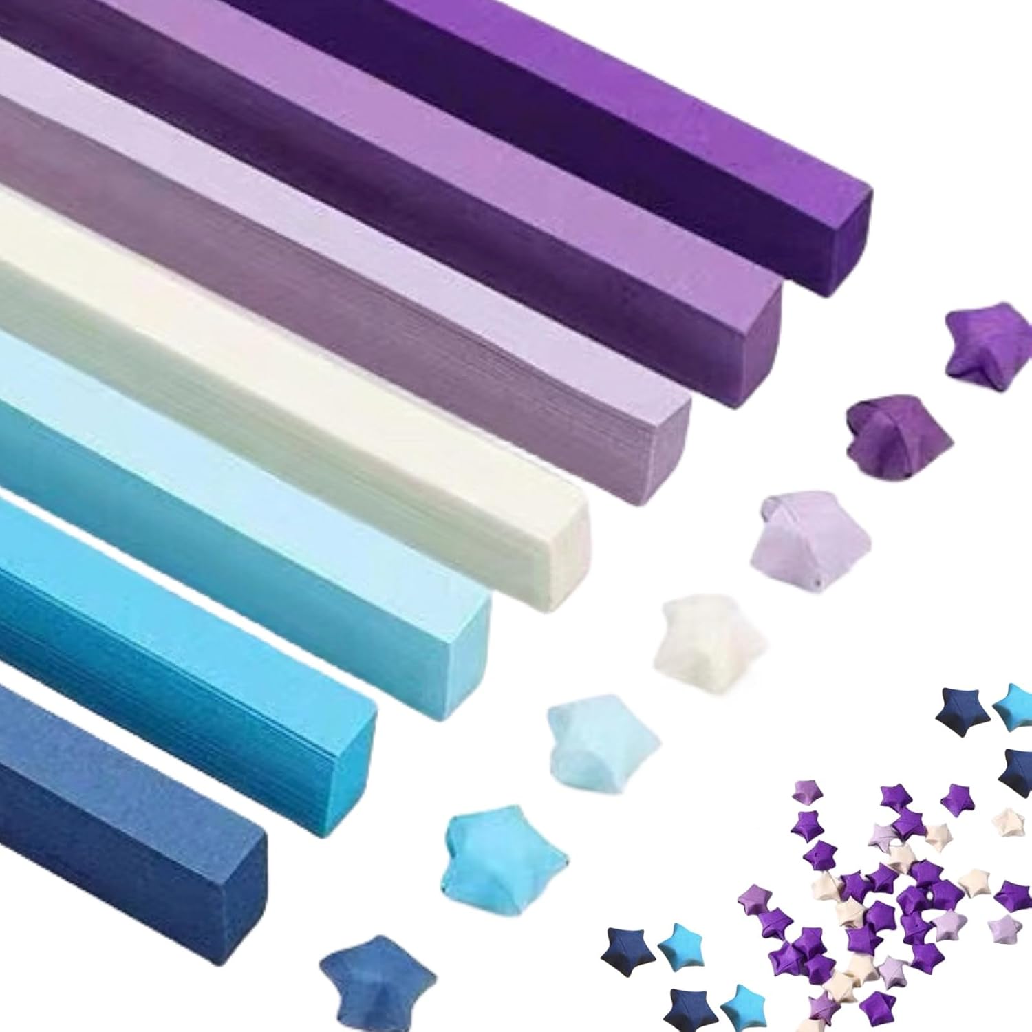 Amazon.com : lifetop 540 Sheets Origami Star Strips, Double Sided Lucky ...