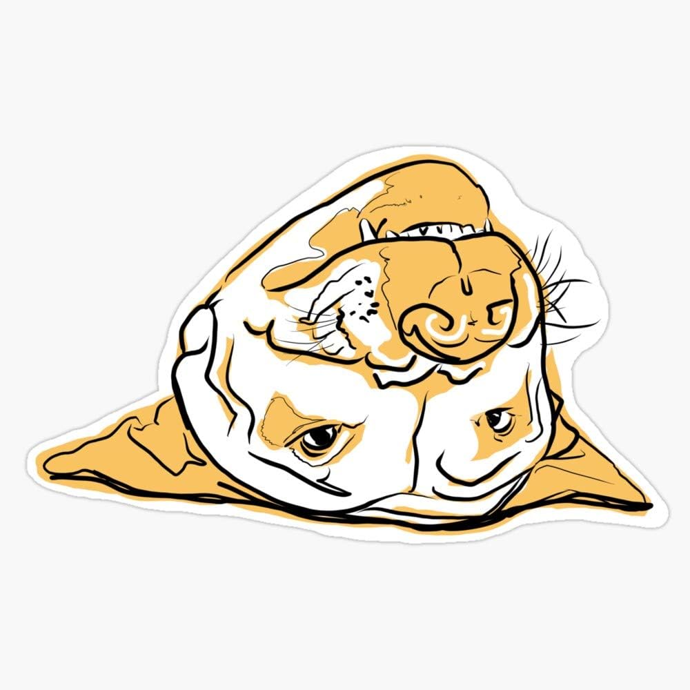 Amazon.com: Smiling American Pit Bull Terrier NickerStickers® Vinyl Dog ...