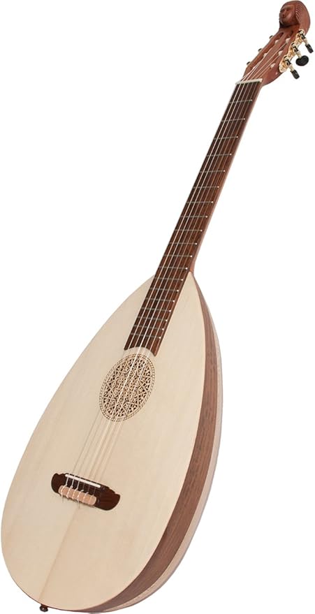 Amazon.com: Lute-Guitar, 6 String, Variegated, Gears : Musical Instruments