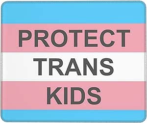 Amazon.com: Protect Trans Kids Mouse Pads Square Desk Mouse Pad, for ...