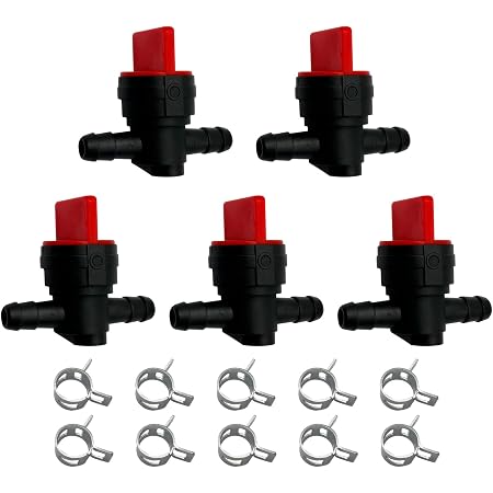 Amazon.com: 1/4" Inline Fuel Cut Off Valve Shut Off Valve Straight Gas ...