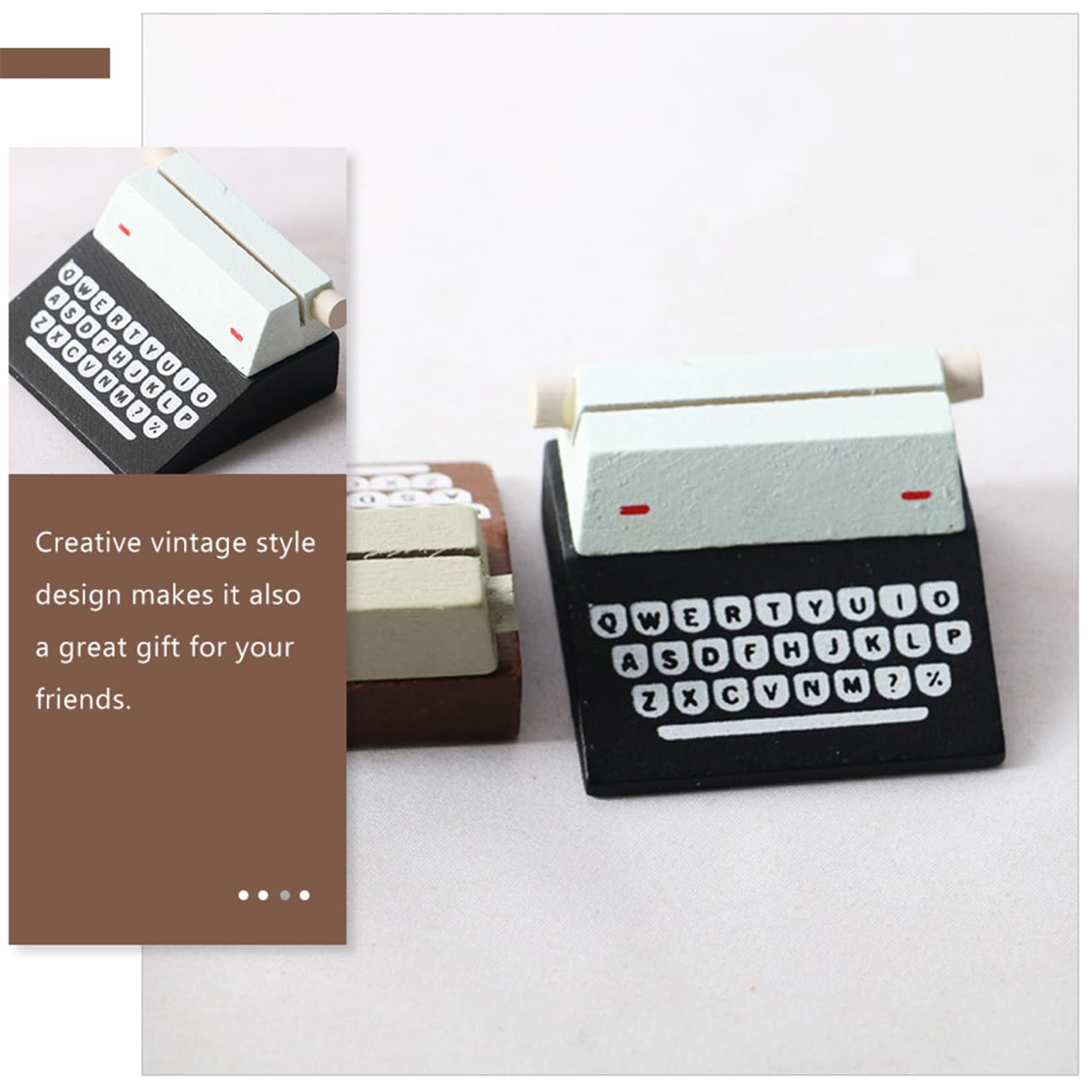 Childrens Typewriter Retro Vintage Typewriter Model,Handmade Props ...