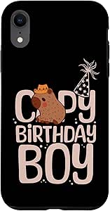 Amazon.co.jp: iPhone XR Capi Birthday Boy Rodent Capibar Animal ...