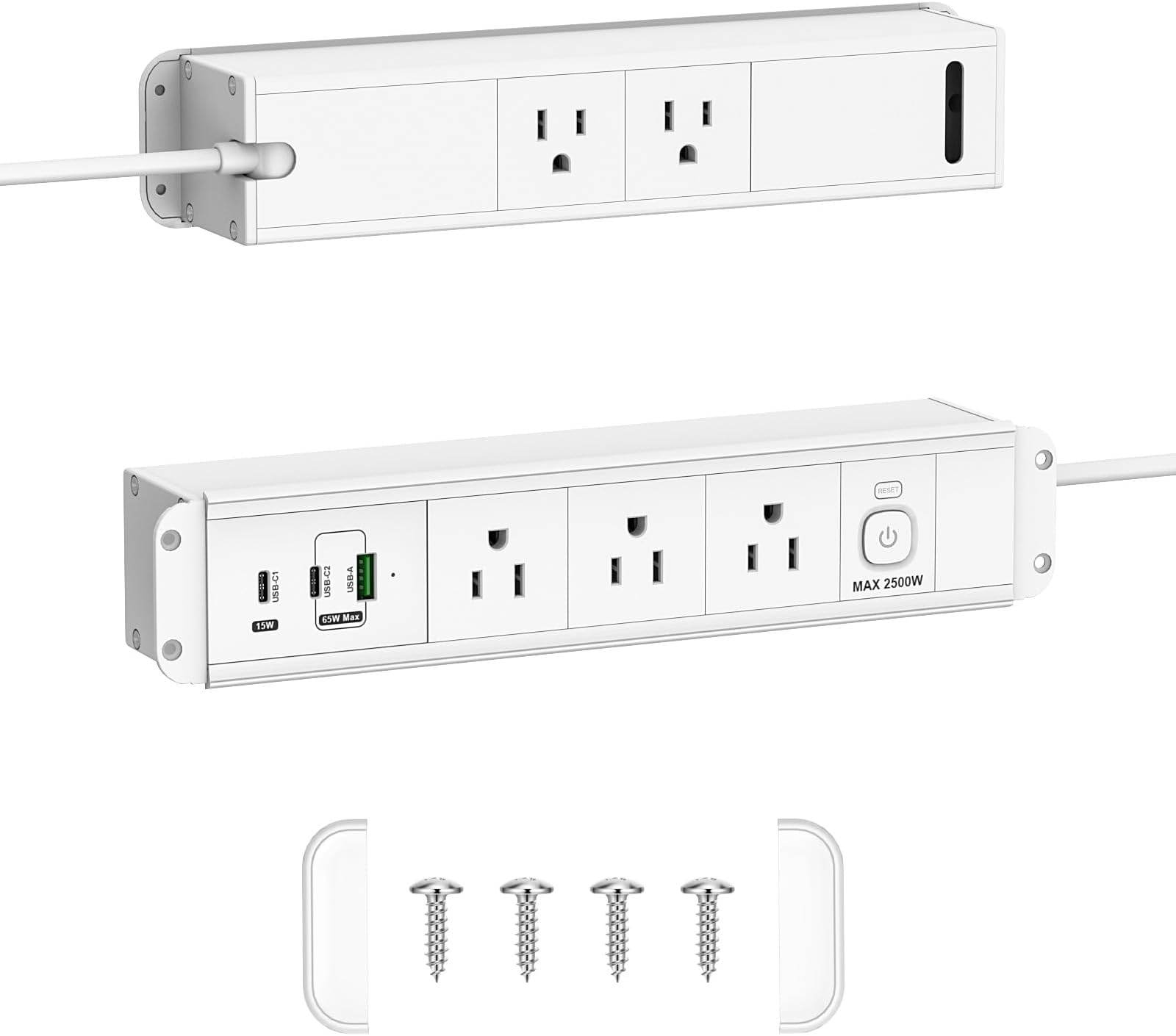 Amazon.com: Conference Recessed Power Strip Socket with USB Ports,Table ...