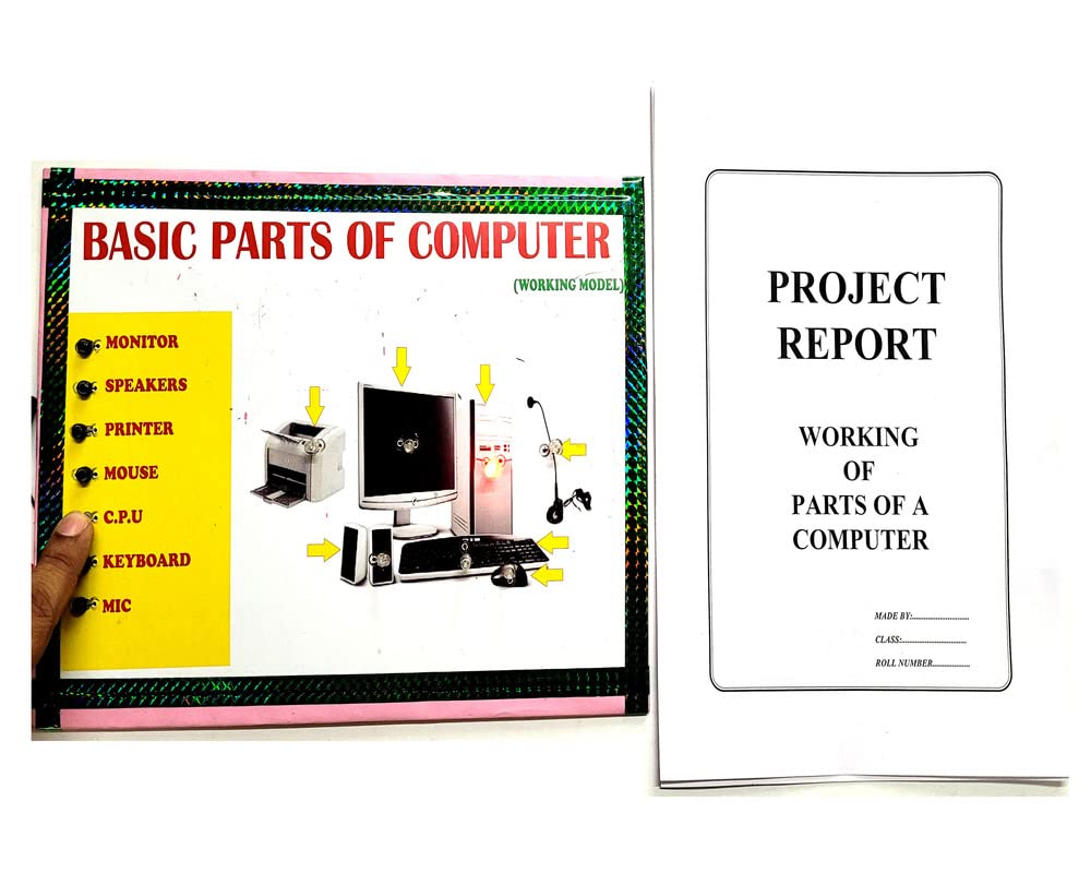 Buy Parts Of Computer Working Model And Educational Project-15 Months ...