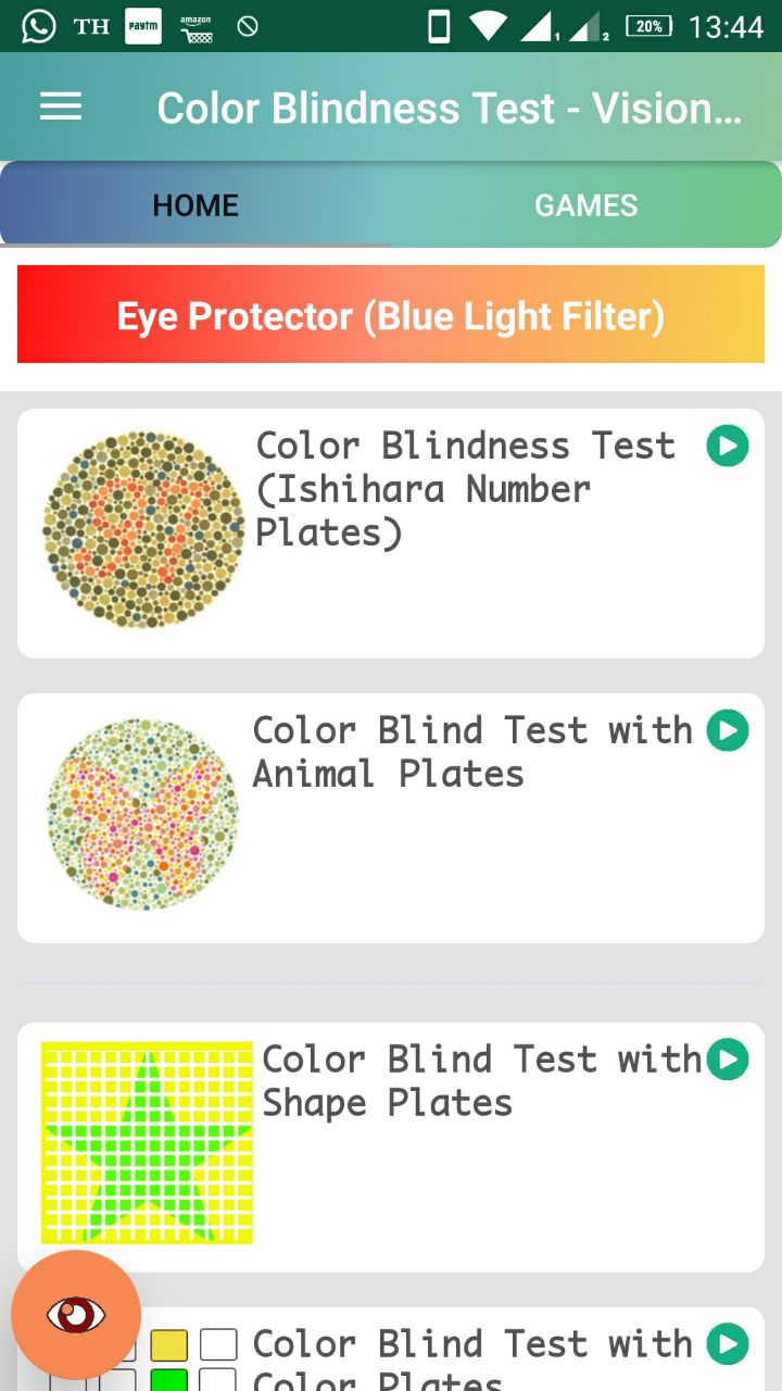 Color Blindness Test Ishihara - App on Amazon Appstore