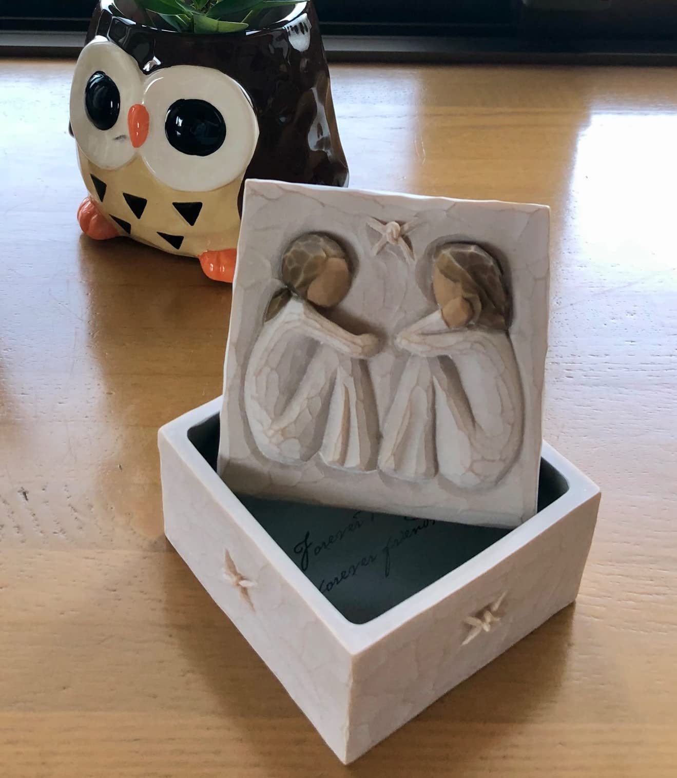 Amazon.co.jp: Willow Tree Keepsake Box [Friendship] - Friendship ...