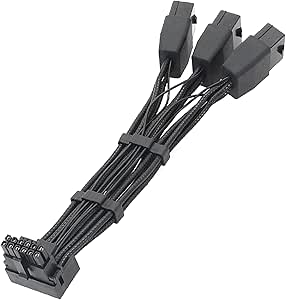 Amazon.com: 4x8-Pin To 16-Pin Graphics Card Power Supply 4x8-Pin ...