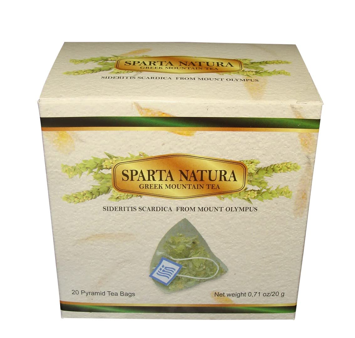Amazon.com : Sparta Natura Organic Greek Mountain Tea, Pyramid Tea Bags ...