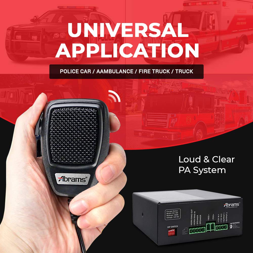 Snapklik.com : Police Siren Car PA System - Escape 200W Emergency ...