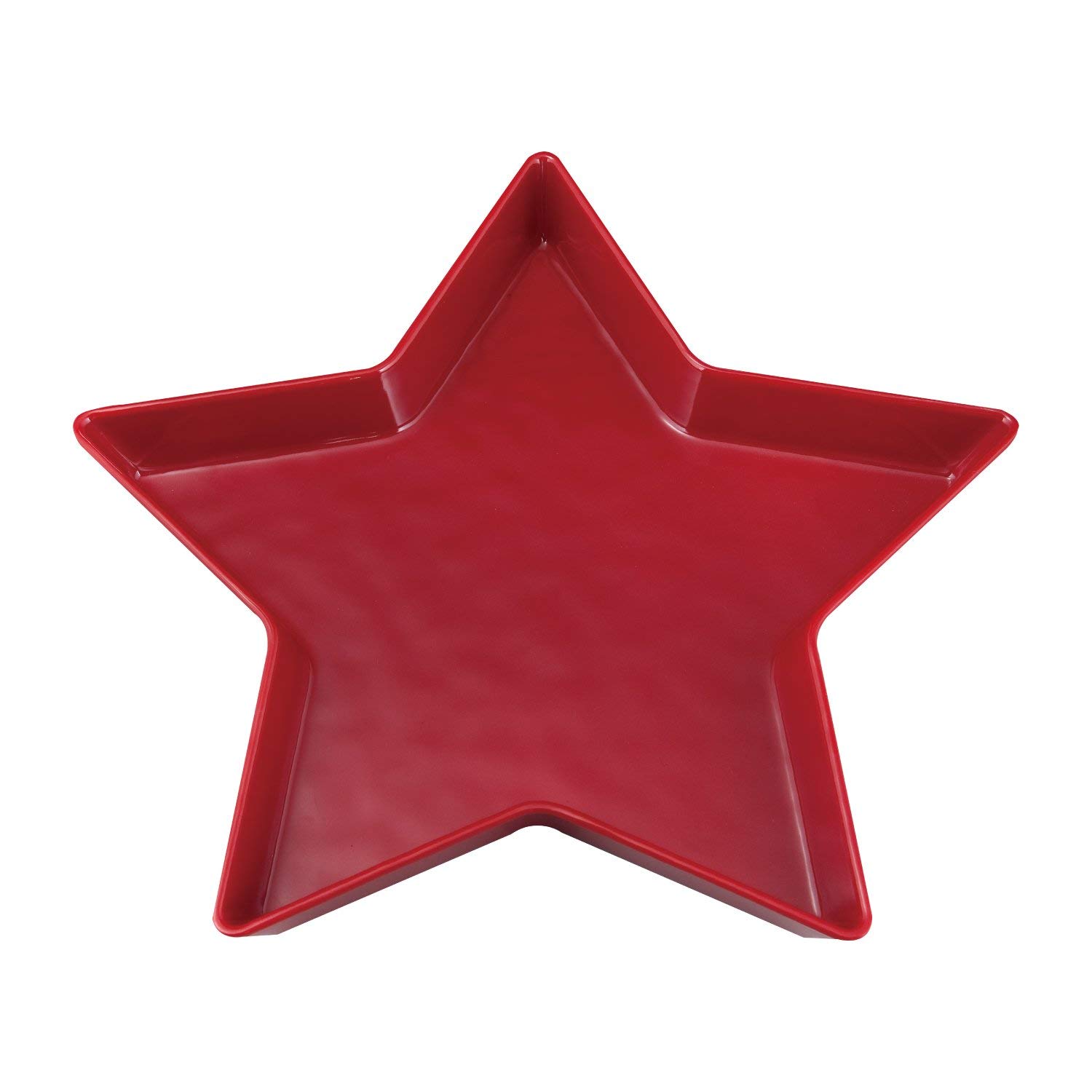 Snapklik.com : UP UPware Patriotic Star Shaped Dinner Plate
