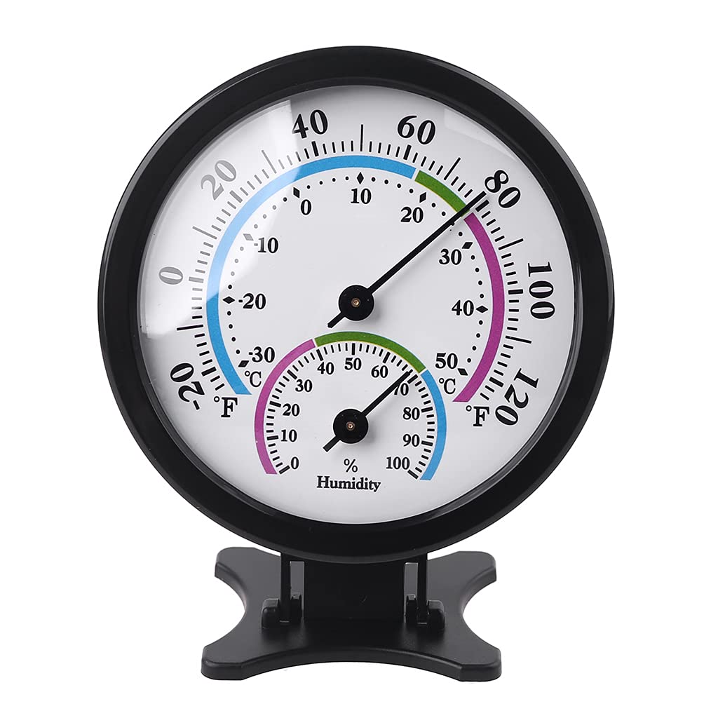 Amazon.com: 3" Thermometer Hygrometer Indoor - Humidity Gauge Meter ...