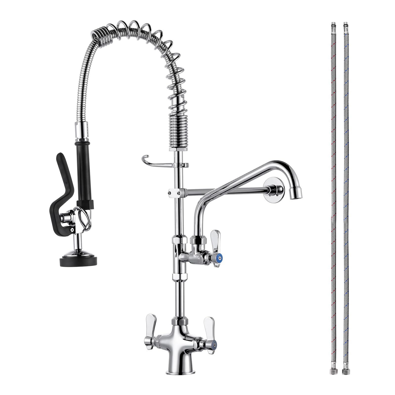 iVIGA Single Hole 27" Height Commercial Kitchen Faucet Deck Mount with ...
