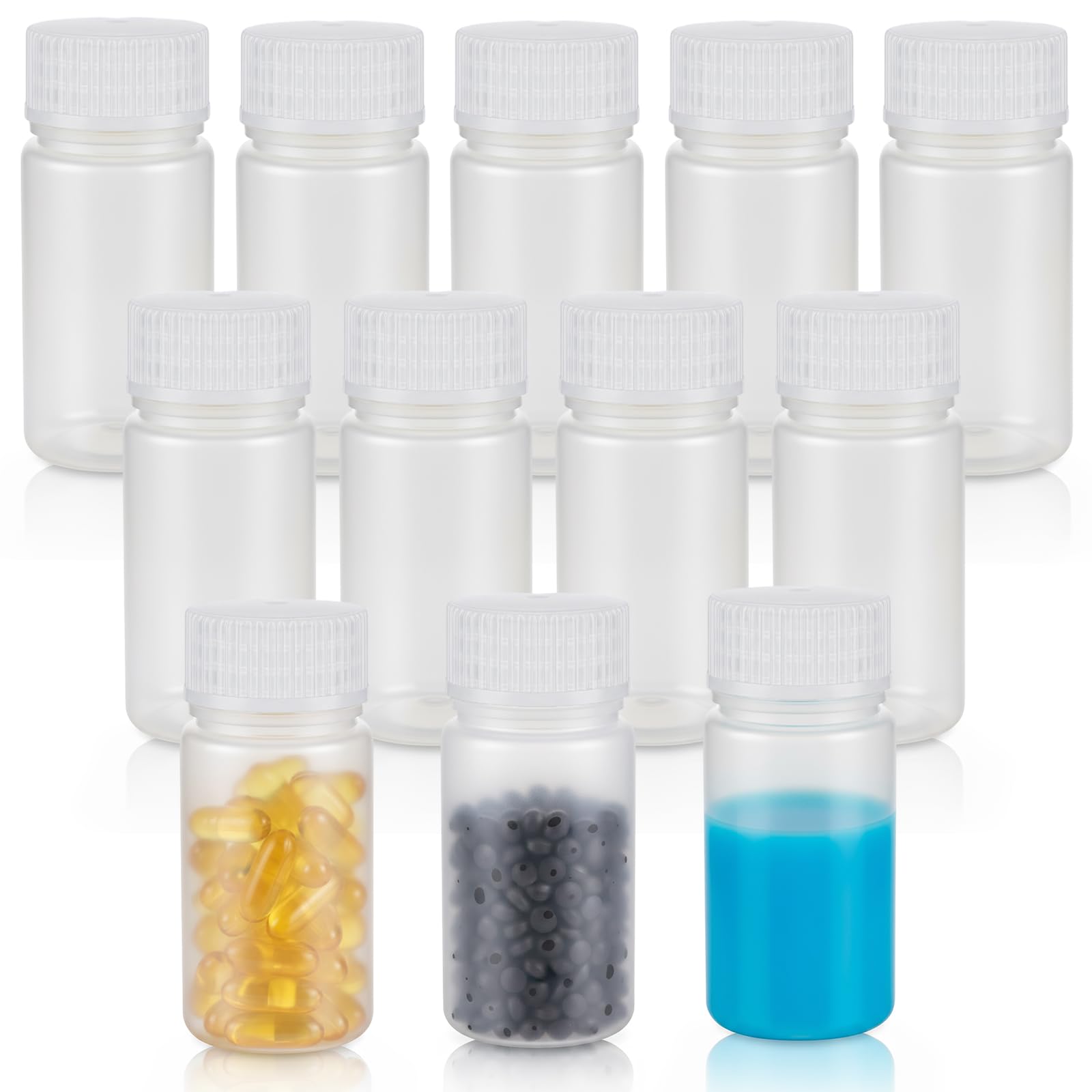 Snapklik.com : Tatuo 6 Pcs 1 Oz 30ml Polypropylene Reagent Bottle ...