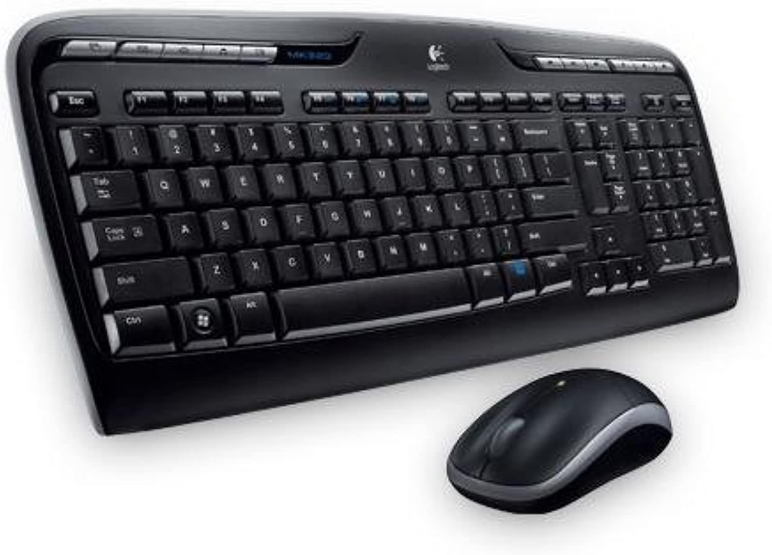 Amazon.com: Logitech K330 Wireless Desktop Keyboard and Wireless Mouse ...