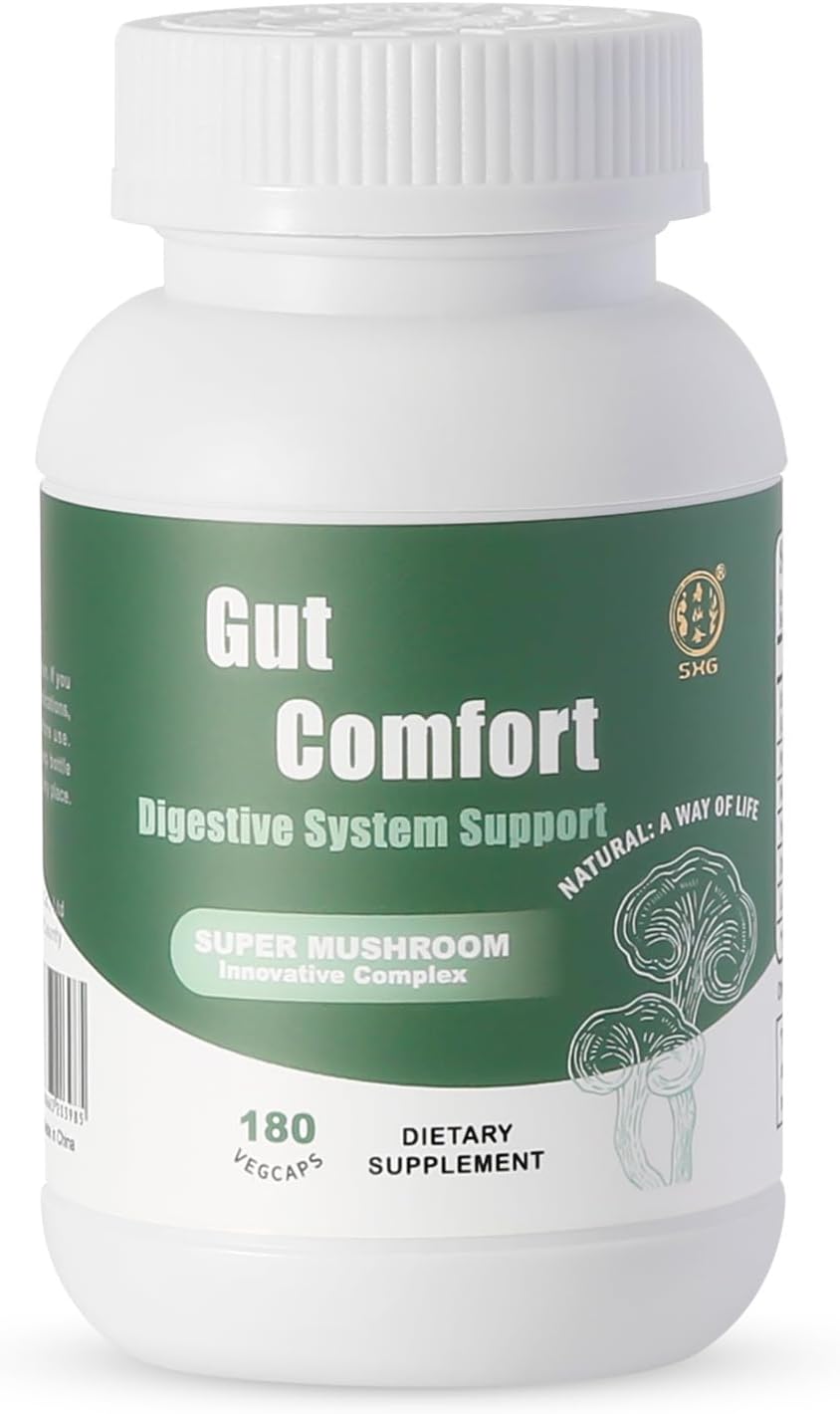 Amazon.com: SXG Lions Mane Gut Comfort Capsules, Gut Health & Digestive ...