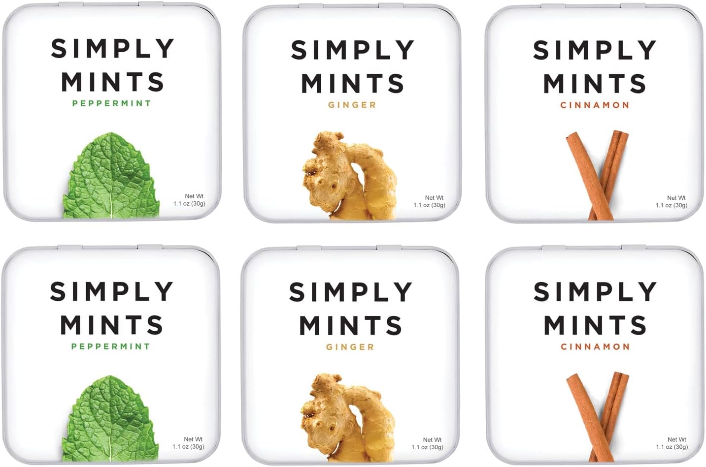 Amazon.com : SIMPLY GUM Ginger Mints, 1.1 OZ : Grocery & Gourmet Food