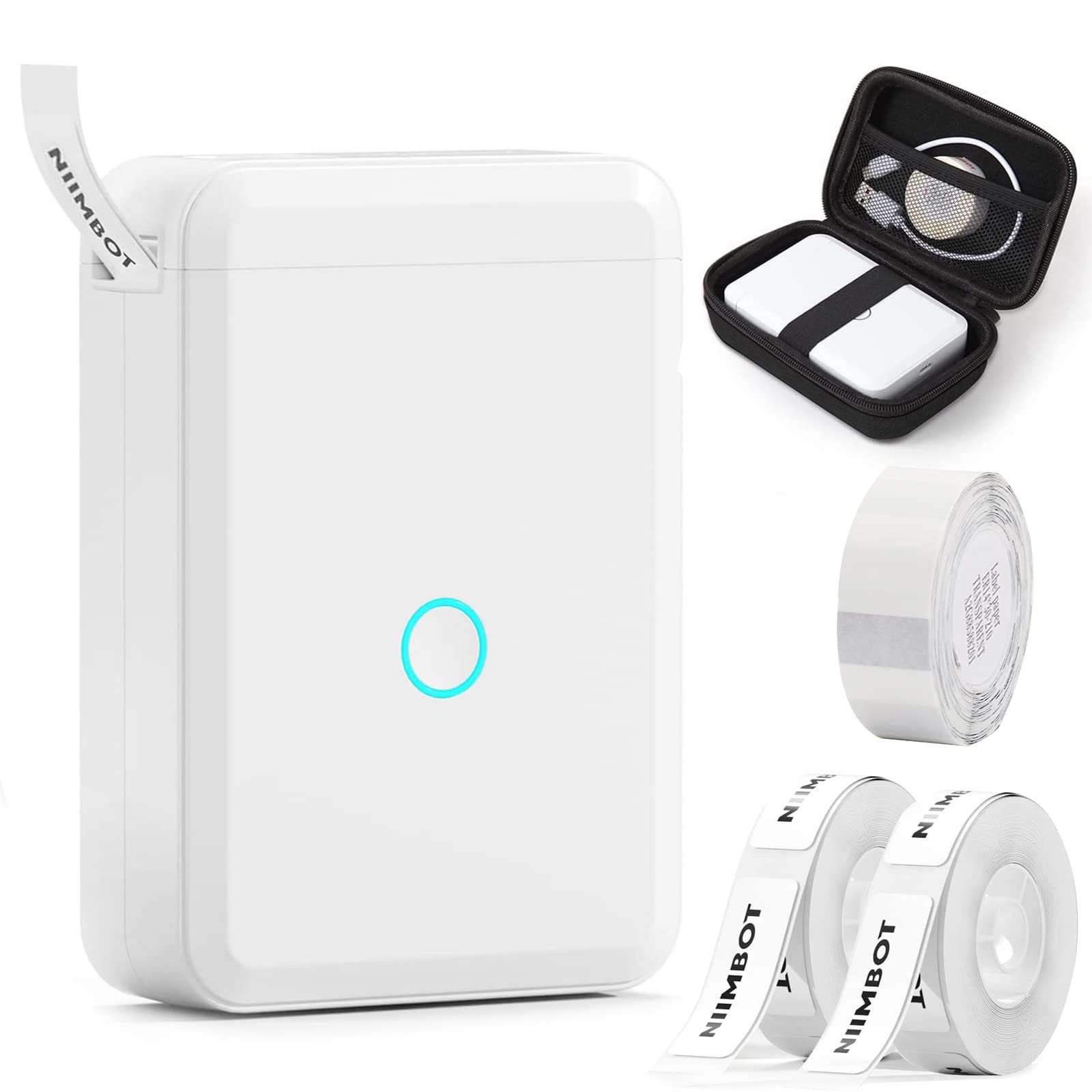 Buy Label Maker Machine with Tape, D110Mini Label Maker, Portable ...