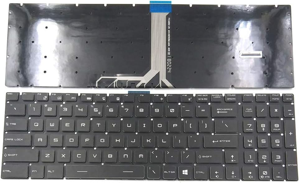 Amazon.com: LPH New Replacement Keyboard for MSI GS63 Stealth 8RD 8RE ...
