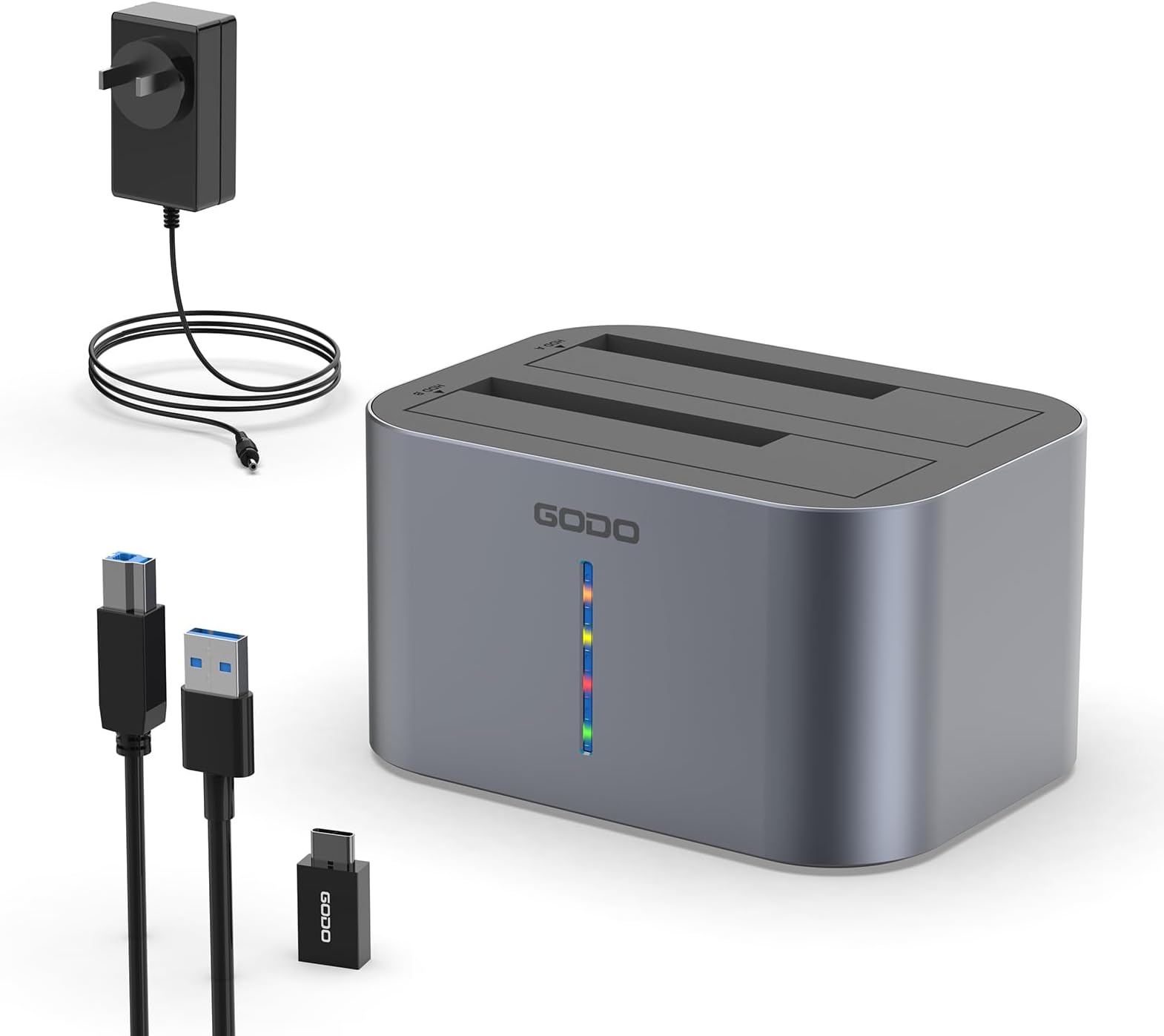 Amazon.com: ORICO External Hard Drive Docking Station for 2.5/3.5 Inch ...