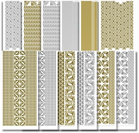 Creative Products Craftstickers Fine Borders/Corners, Stickers, Multi ...