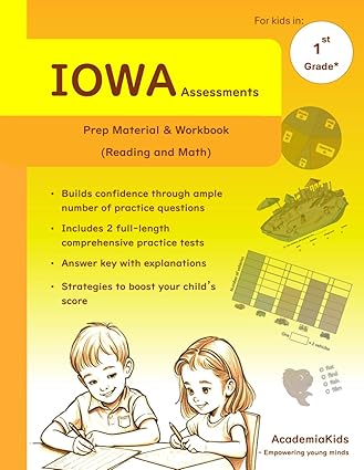 IOWA Assessment: Prep Material Workbook and Practice Tests: LLC ...