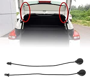 AYNEFY Car Parcel Shelf Fixing Cord, 2pcs Rear Trunk Tray Straps ...