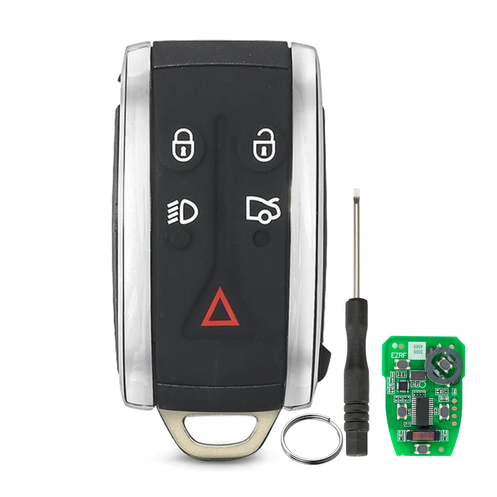 Jaguar Key Fob Jaguar Afstandbediening 4 Knoppen 433 Mhz LJE2610BC