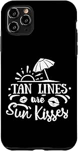 Amazon.com: iPhone 11 Pro Max Tan Lines Are Sun Kisses Tanning Swimming ...