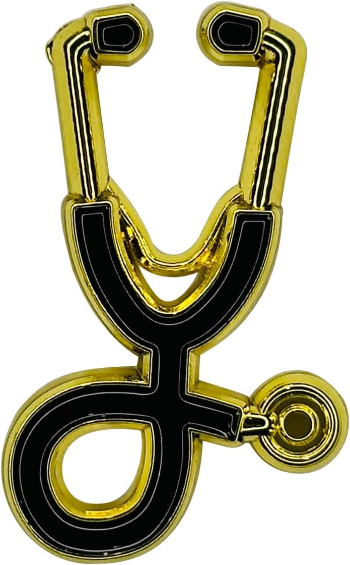 Amazon.com: Doctor Nurse Stethoscope Enamel Pin - Medical Healthcare ...