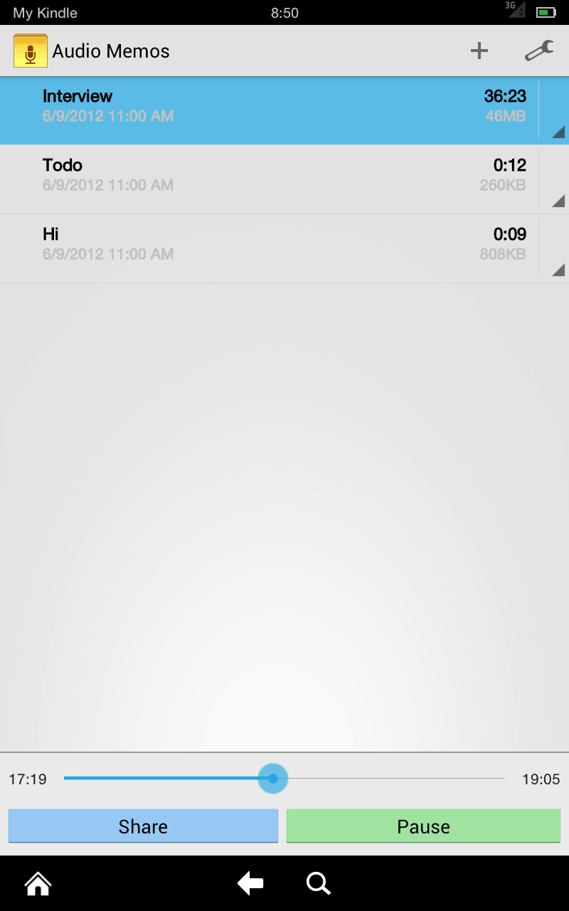Audio Memos - App on Amazon Appstore