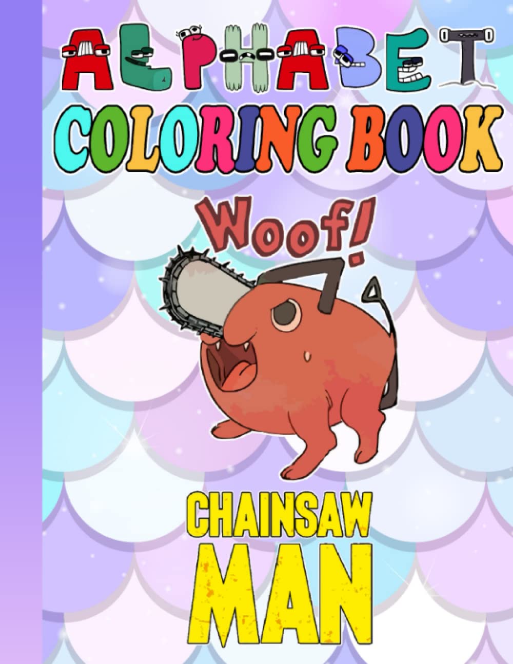 Buy Chainsaw Man Coloring Book Alphabet and Numbers for Fan Teen Kid ...