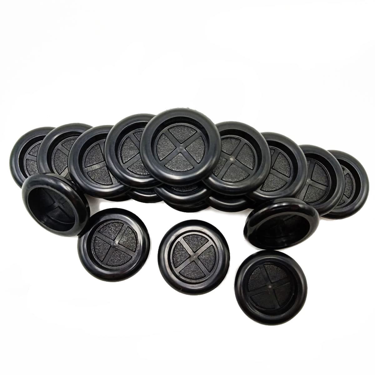 Snapklik.com : 1 Inch Rubber Grommets For Wiring, 13/16 In ID One-Sided ...