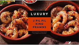 Iceland Luxury 2 Pil Pil King Prawns 136g : Amazon.co.uk: Grocery