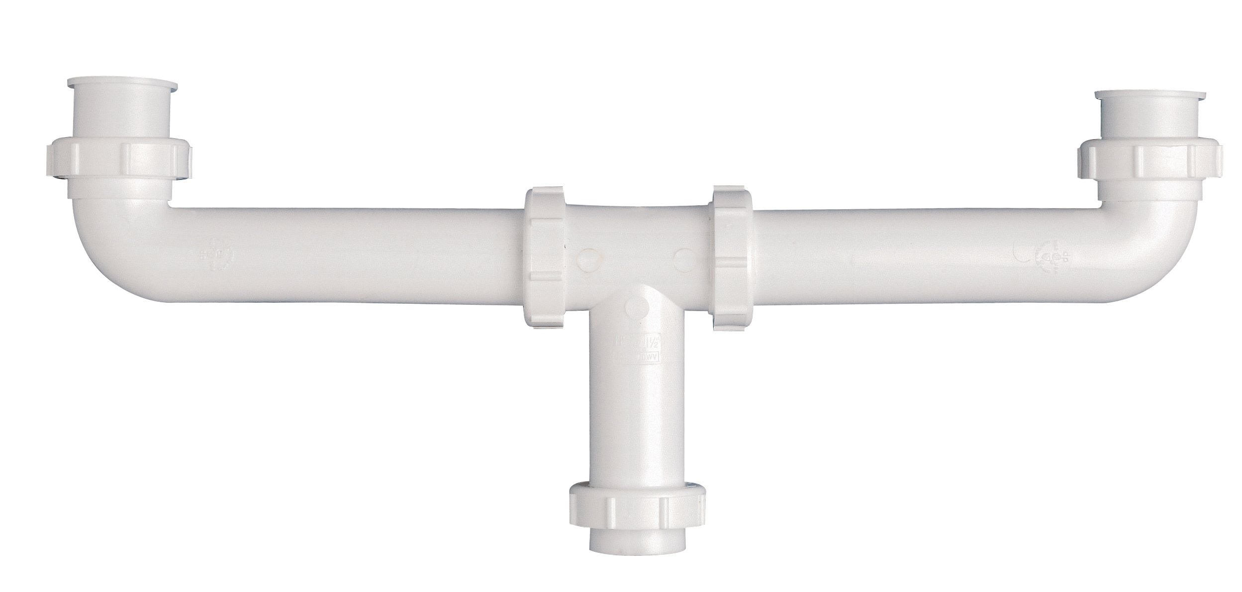 Amazon.com: Plumb Pak PP20930 Center Waste Outlet with Baffle Tee, 1-1/ ...