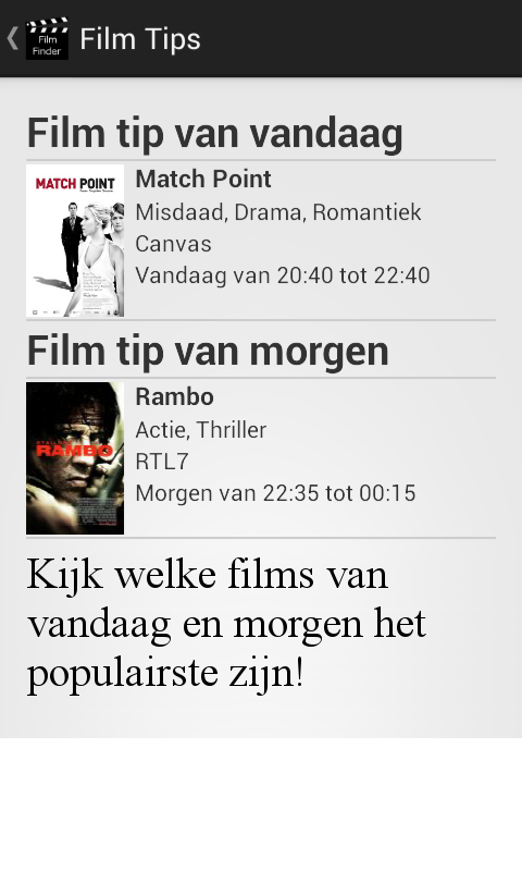 Film Finder - App on Amazon Appstore