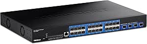 Amazon.com: TRENDnet 28-Port Layer 2 Managed SFP Switch with 10G SFP+ ...