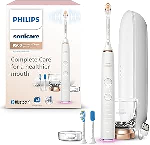 Philips Sonicare DiamondClean Smart 9500 Electric Toothbrush, Sonic ...