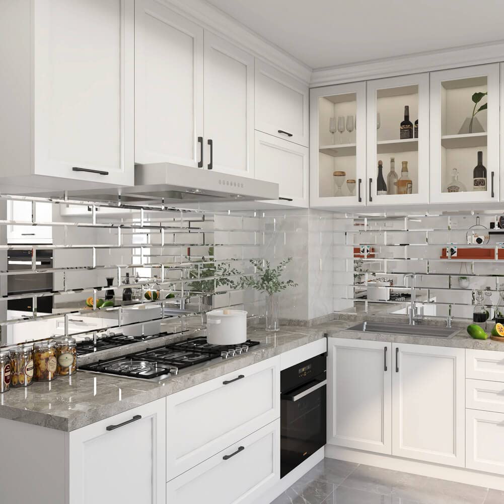 Mirror Tile Backsplash Kitchen 35 Kitchen Backsplash Ideas For Every