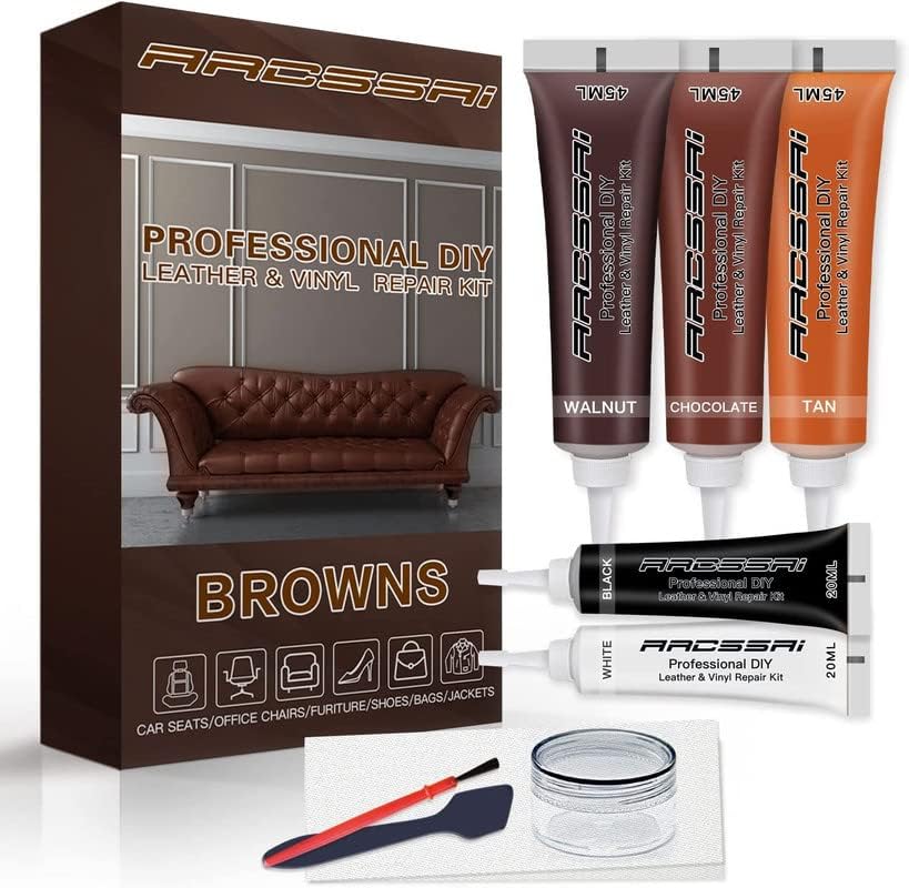 Coconix Brown Leather Repair Kits For Couches - Vinyl & Upholstery ...