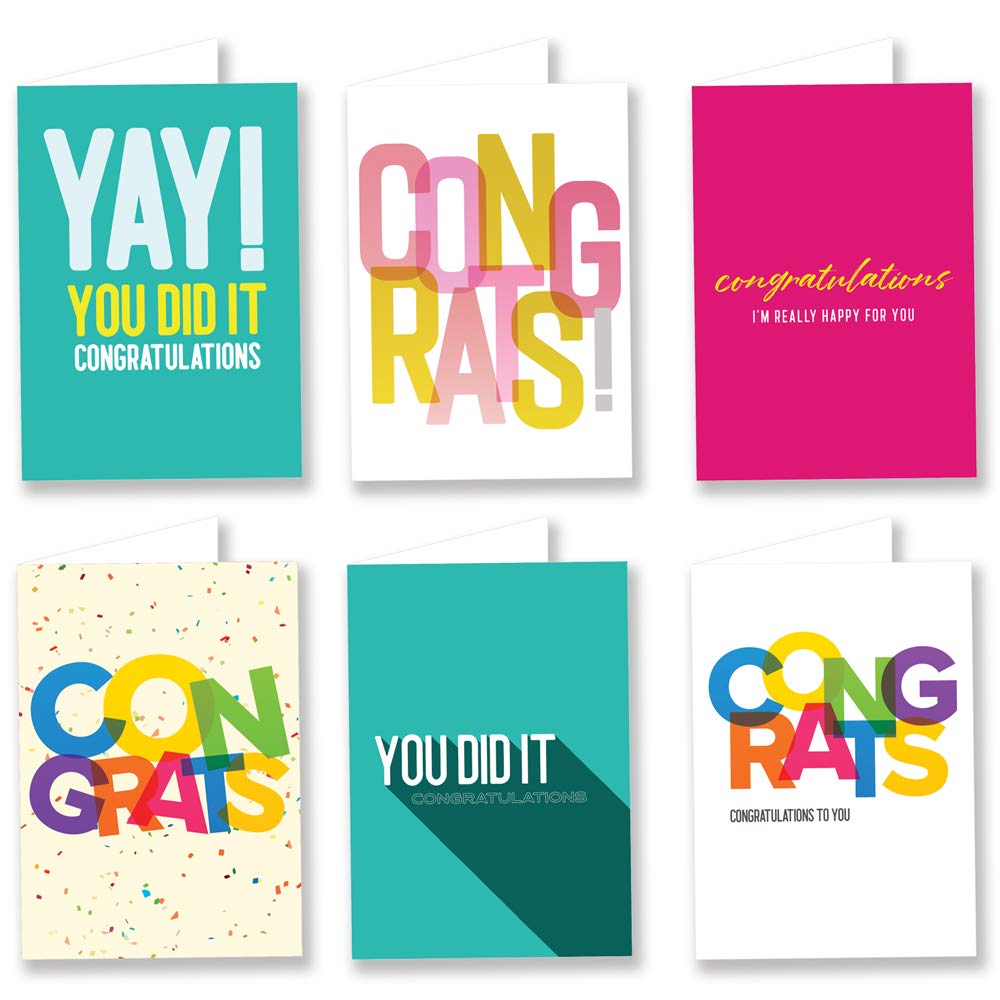 Ruby Ashley 30 Pack Eco Friendly Congratulations Cards - Multipack ...
