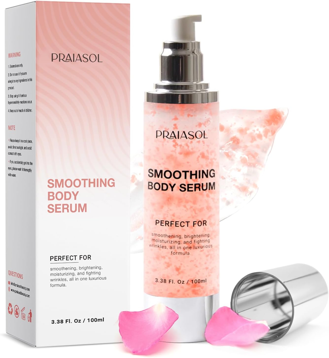 Amazon.com: Glossy Smoothing Body Serum for Wrinkles: Anti-Aging Serum ...