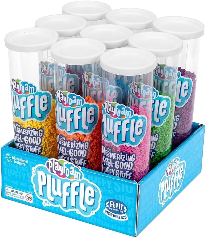 Educational Insights EI-1940 Learning Resources Playfoam Pluffle 9-Pack ...