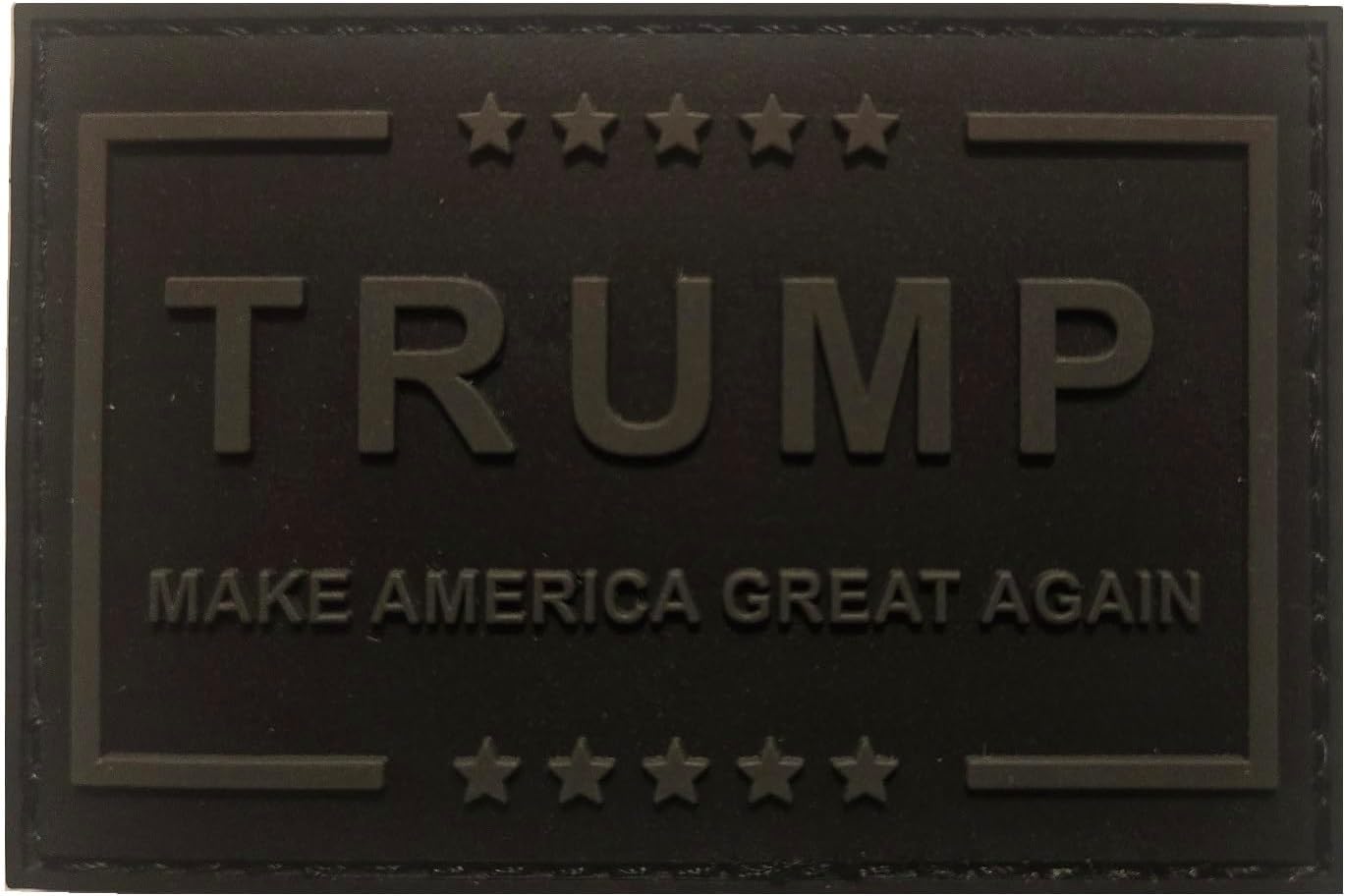 Amazon.com: Trump MAGA Subdued Black and Gray Patch - 3x2 inch PVC with ...