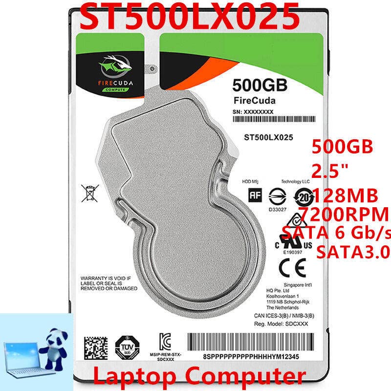 SSHD pour 500 Go 2,5" SATA 6 Gb/s 128 Mo 5400 tr/min pour disque dur ...