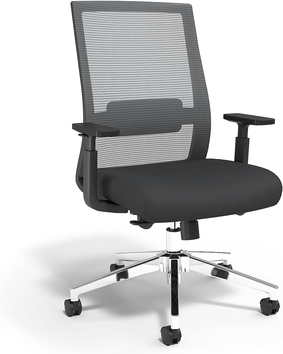 Amazon.com: STAPLES Union & Scale 24328573 Marrett Mesh and Fabric Task ...