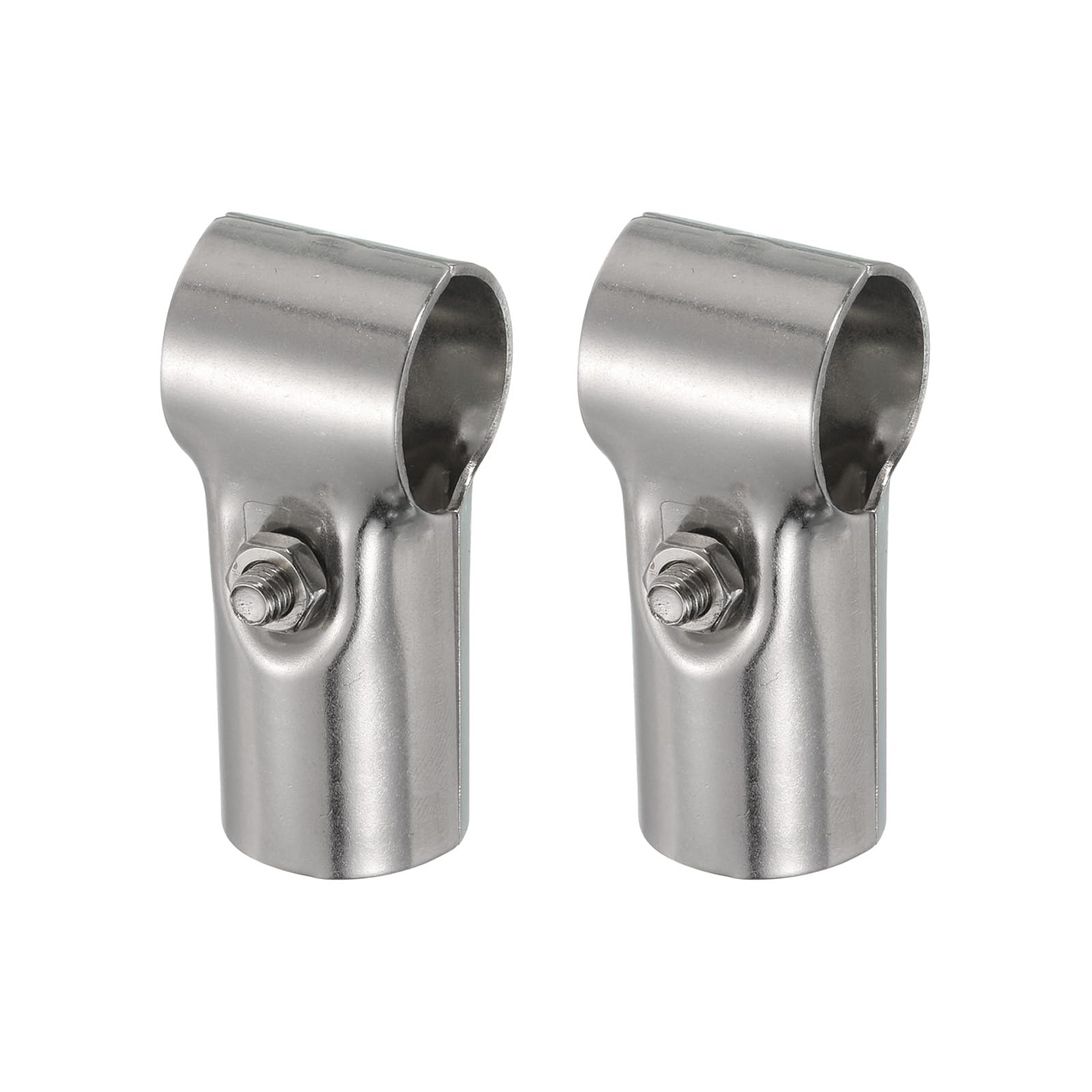uxcell T Pipe Clamp Connector 2pcs Structural Pipe Connector Chain Link ...